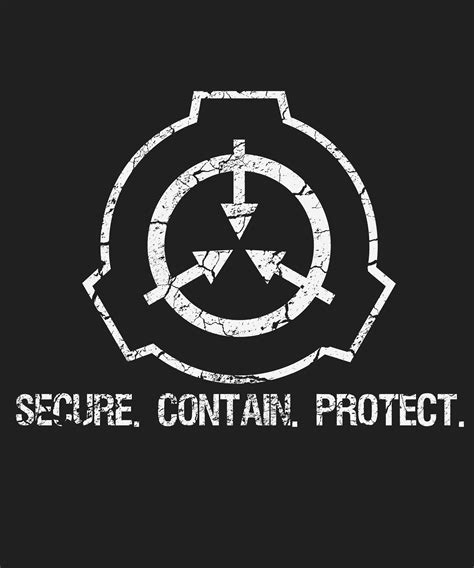 scp secure contain protect cracked classic t shirt