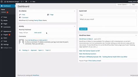 Wordpress For Beginners Learn Wordpress Introduction To The