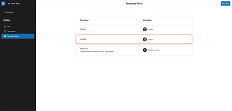 the same header on every page