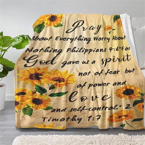 Sunflower Blanket Sunflower Ts For Women Christian 60×80