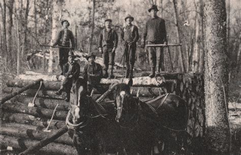 Black River Logging Camp Pontiac Archives