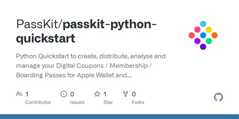 github passkit passkit python quickstart python quickstart to create
