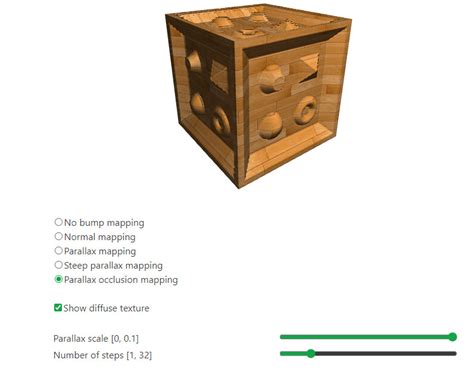 Parallax Map In Physical Material Got Wired Small Line On Steps