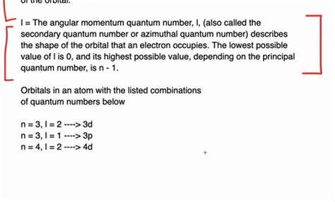 SOLVED How Many Orbitals Are There In An Atom With The Following Combinations Of Quantum Numbers