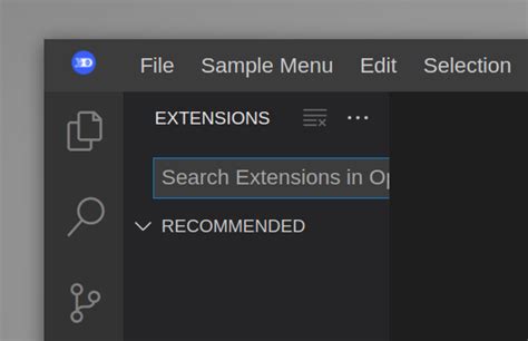 Vsx Registry Better Styling For Extensions View Search Field · Issue 10855 · Eclipse Theia