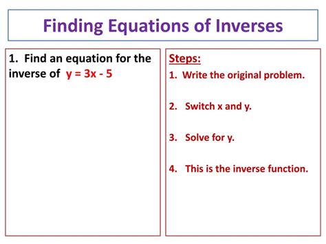 ppt 6 4 “inverse functions” powerpoint presentation free download