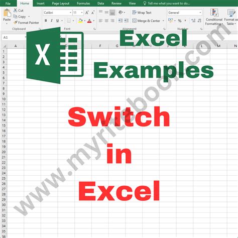 Excel Example Switch In Excel Myritebook Learn Tutorials