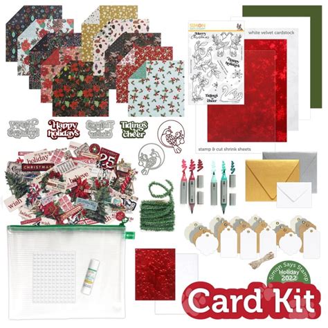 Limited Edition Holiday Card Kit Simon Says Stamp Mindy Eggen Design