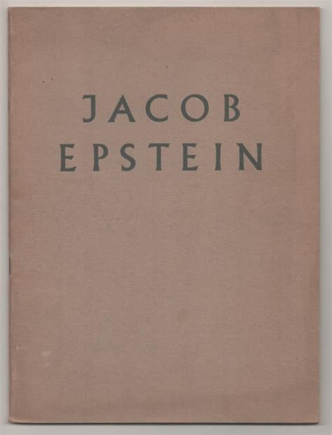 Epstein Book Of Illustrations Jacob Epstein