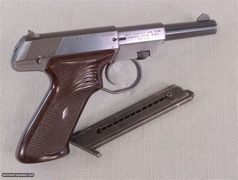 high standard dura matic m 101 semi auto pistol chambered in 22 long