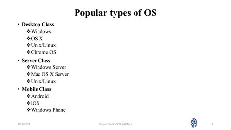 Cs403 Operating System Lec 3 Popular Types Of Os 2 Pptx