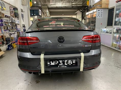 Passat B8 18 20 Rear Diffuser Car Accessories Accessories On Carousell