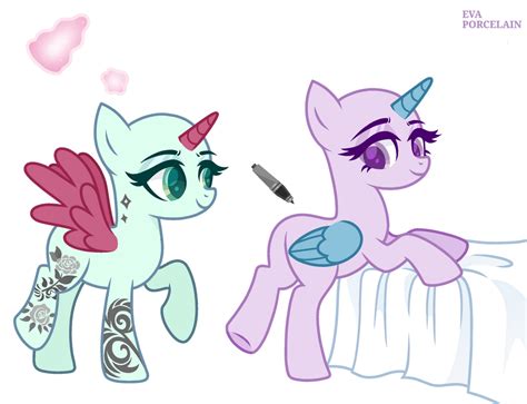 Mlp Tattoo Ai Base By Evatheporcelain On Deviantart