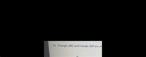 [answered] 14 Triangle Abc And Triangle Def Are Sin Kunduz