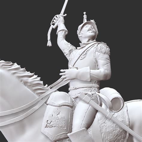 Stl File Cuirassier Napoléon At The Charge 🫡・design To Download And 3d Print・cults