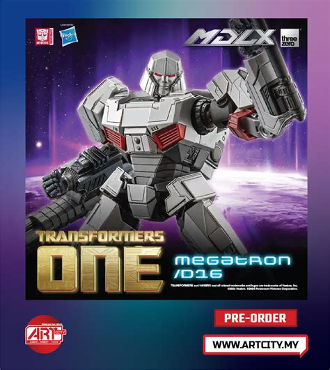 Threezero Mdlx Megatron D16 Transformers One Diecast Action Figure Art City Collectibles