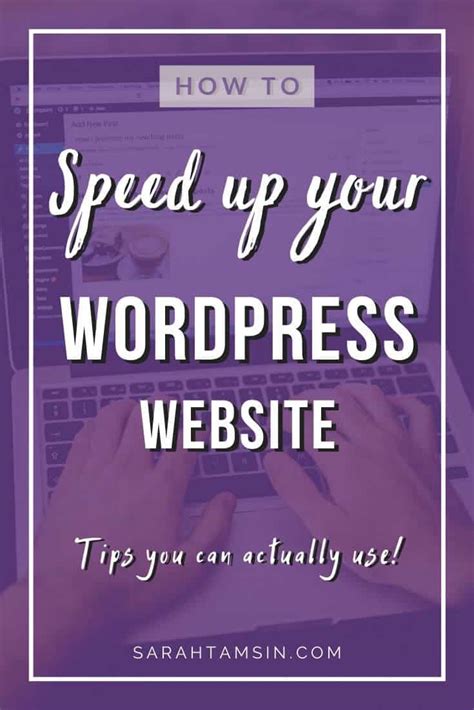 WordPress Speed Tips You Can Actually Use Sarah Tamsin