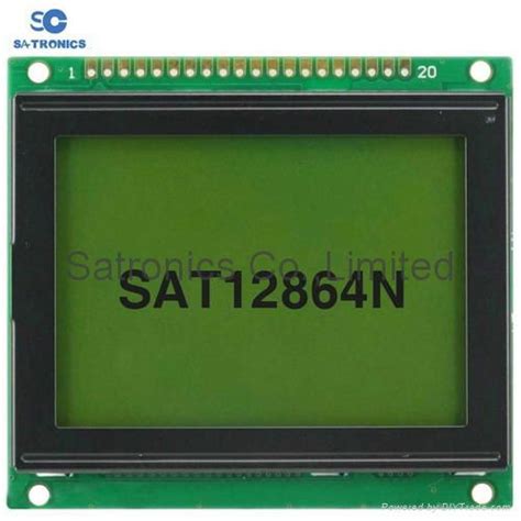 Graphic LCD Module With 12864 Dots Matrix SAT12864N Satronics China Manufacturer Display