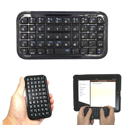 Mini Bluetooth Wireless Keyboard Portable Slim Rechargable Keypad For Pad Phone Eur 15 38