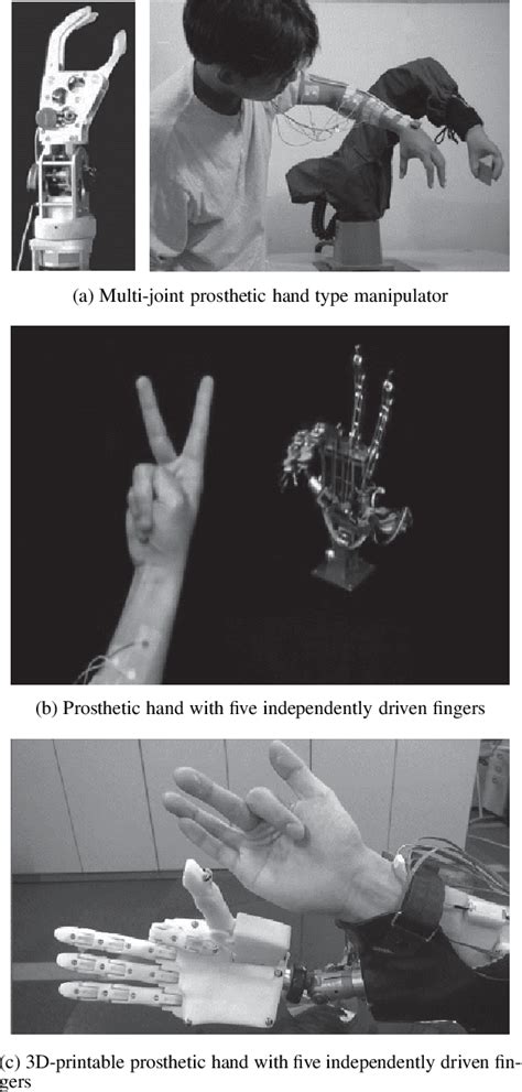 Figure 3 From Development Of Myoelectric Roboticprosthetic Hands With Cybernetic Control At The