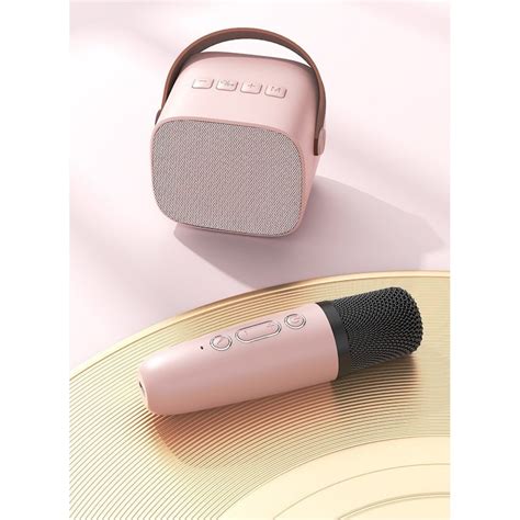 Преносима караоке колонка с безжичен микрофон за деца Bluetooth връзка разширено съхранение с