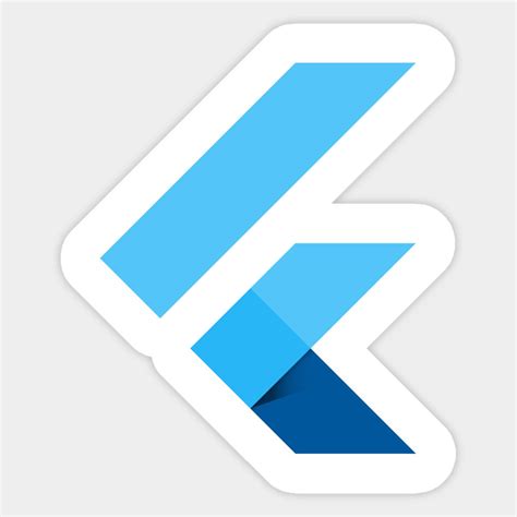 Flutter Logo By Style Unleashed Funny Laptop Stickers Computer
