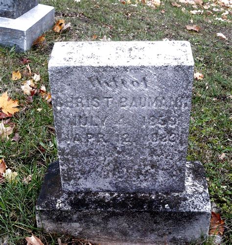 Catherine Baumann 1859 1883 Find A Grave Memorial