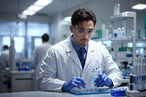 Premium Ai Image Biochemistry Lab Exploration