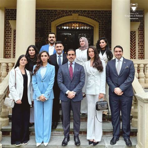 His Excellency Ambassador Abdulla Bin Rashid Al Khalifa Hosted A Group Of Bahraini Undergraduate