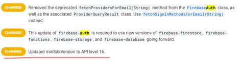 android firebase auth crashing on api 15 and 16 with