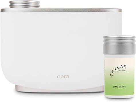 Aera Smart Fragrance Electric Diffuser With Aera Skylar Lime Sands Fragrance Scent