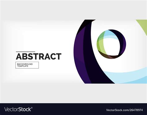 Colorful Wave Lines Abstract Background Color Vector Image