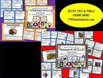IB PYP Approaches To Learning Skills Task Cards With Distance Learning