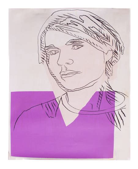After Andy Warhol Offset Lithograph Portrait In United States