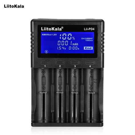 LiitoKala Lii-PD4 18650 26650 21700 4槽 锂电池 LCD 充电器-阿里巴巴