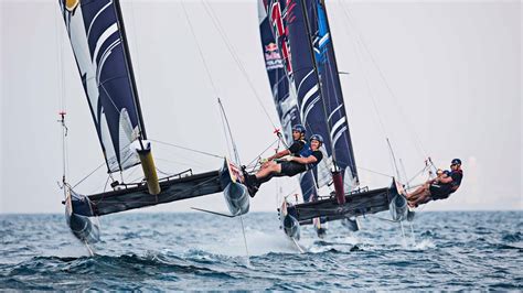 Racing The Flying Phantom Hydrofoil Catamaran Youtube