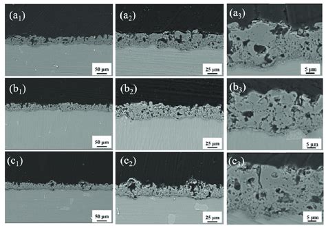 Cross Sectional Morphology Of The Coatings Produced With And Without Cr