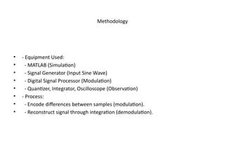 Delta Modulation Presentation Final Pptx
