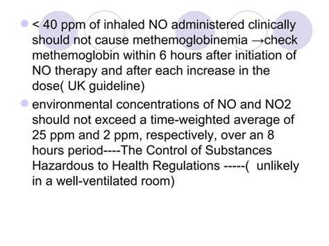 Inhaled Nitric Oxide Therapy In Adults