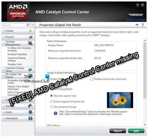 Amd Catalyst Control Center Missing In Windows Computers
