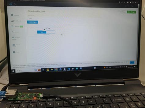 control led of w5100s evb pico using beebotte cloud