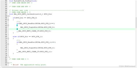 Stm32 Hal 库 复习 外部中断 Hal库使能serial Wire Csdn博客