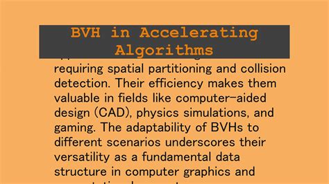 bounding volume hierarchy pptx