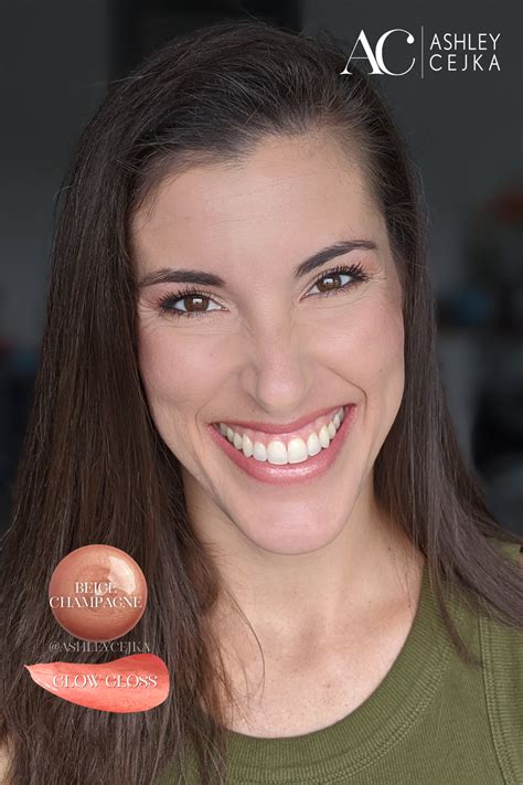 Beige Champagne Lipsense A Warm Frosty Makeup Look Senegence