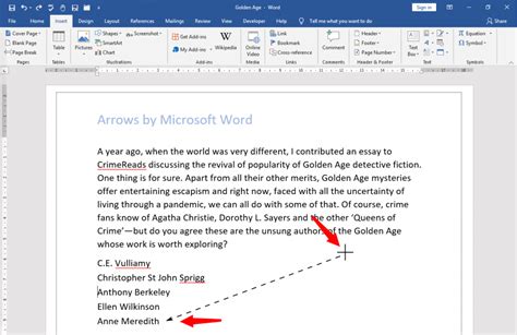 How To Insert An Arrow In Word OfficeBeginner