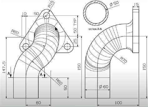 Solidworks Tutorial Pipe Exercise 83