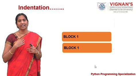 Indentation And Code Blocks In Python Youtube