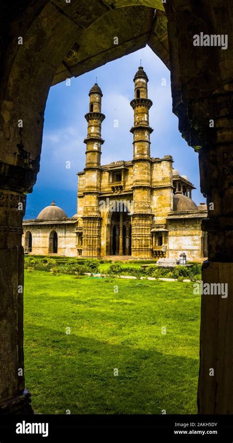 Heritage Jami Masjid Also Known As Jama Mosque In Champaner Gujarat