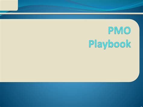 Epmo Playbook James Brown Project Management Institute