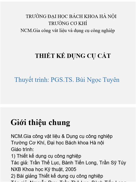 Bai Giang Thiet Ke Dung Cu Cat (c1) 3.2m | PDF
